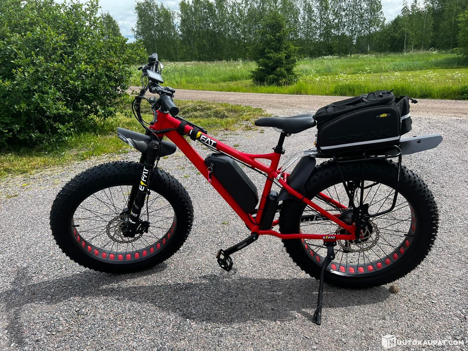 Ajamaton Sähköfatbike EFAT 1000W sähköpyörä kaasukahvalla ja lisävarusteilla M/18" (alvillinen ...