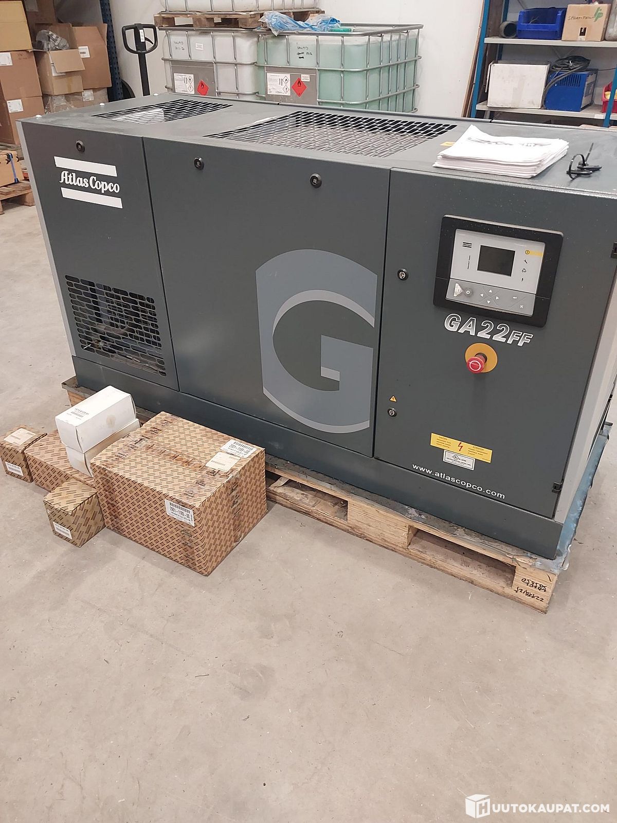 Atlas Copco GA22FF A 125FM, 2014, Mynämäki | Huutokaupat.com