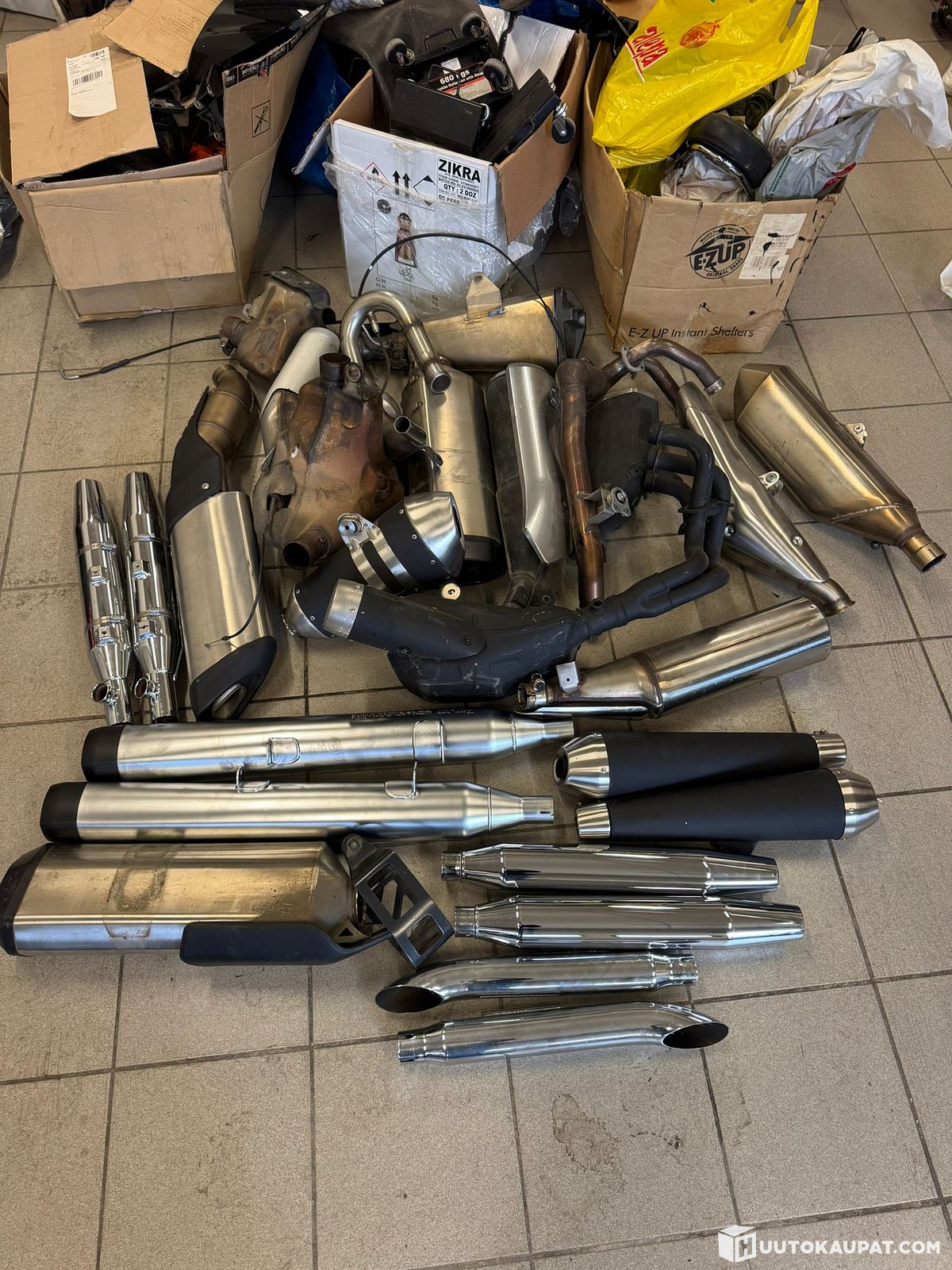 Motorcycle pipes / slip-ons, Tampere | Huutokaupat.com