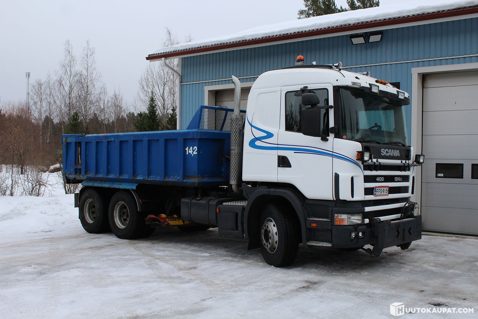 Scania 400 124 G Tienhoitoauto, 1996, Jyväskylä | Huutokaupat.com