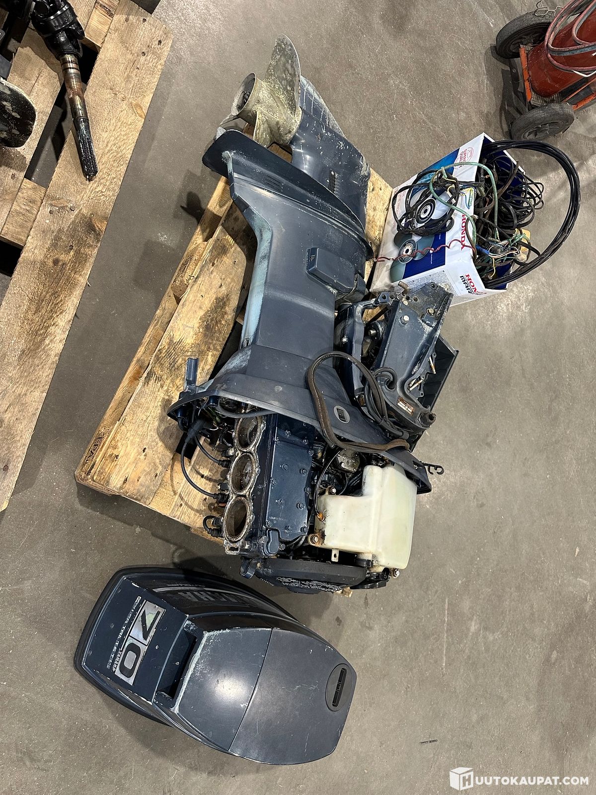 Yamaha 70 BETOL vm. 1989 perämoottori, Kustavi | Huutokaupat.com