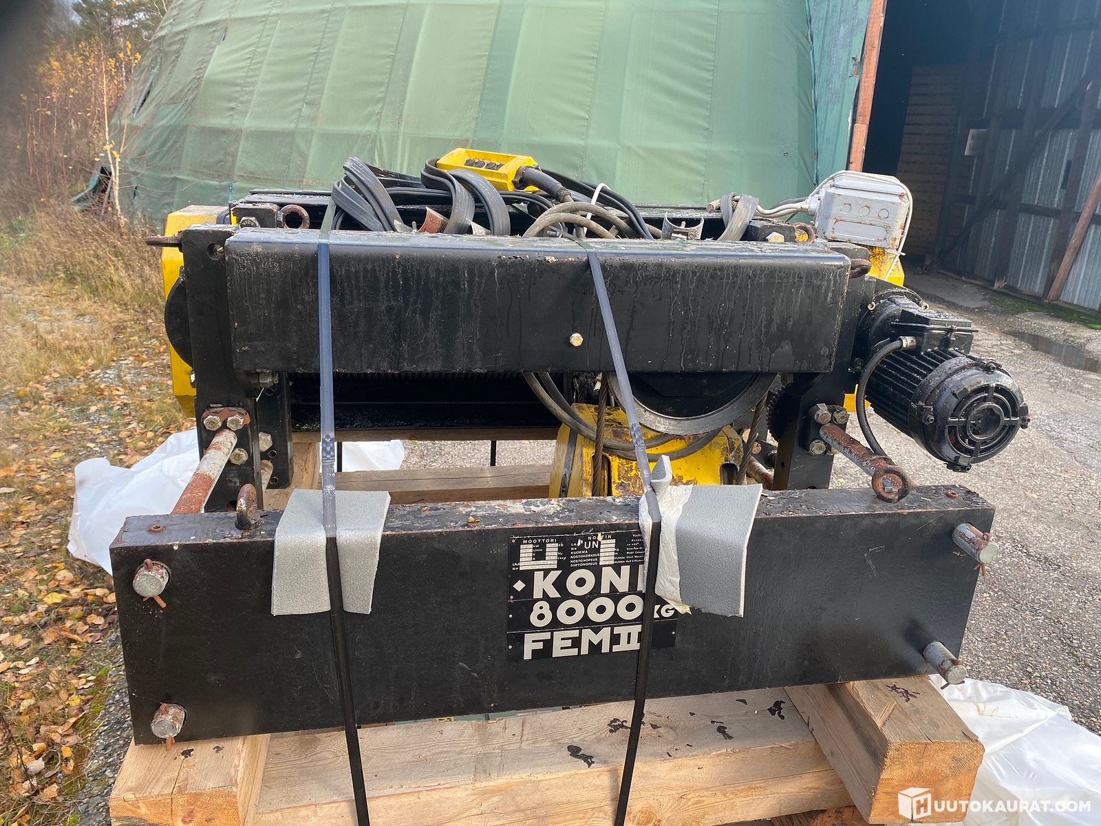 Kone 8000 siltanosturi koneisto 8 t., Vaasa | Huutokaupat.com