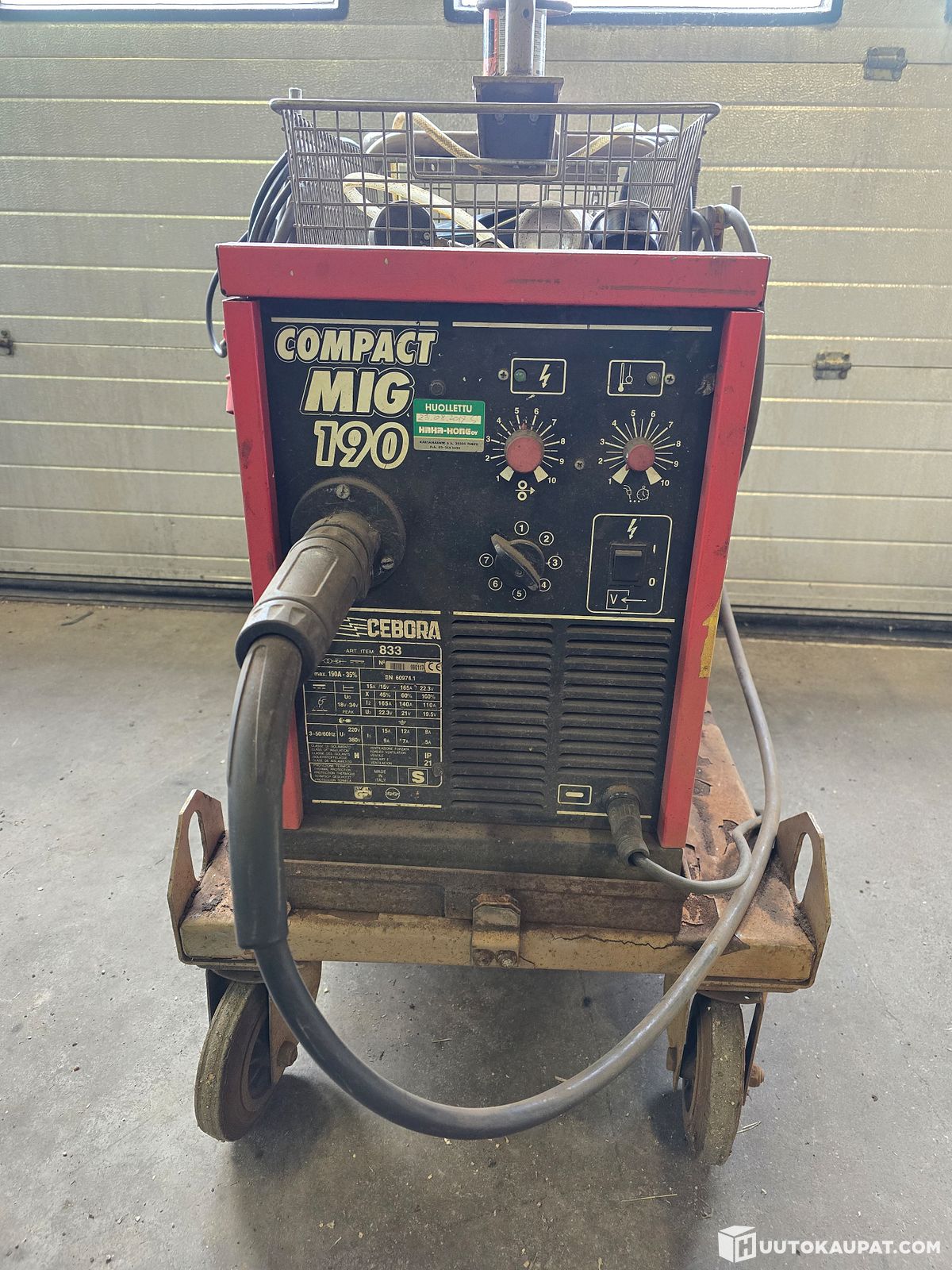 Hitsauskone Cebora compact MIG 190, Mynämäki | Huutokaupat.com