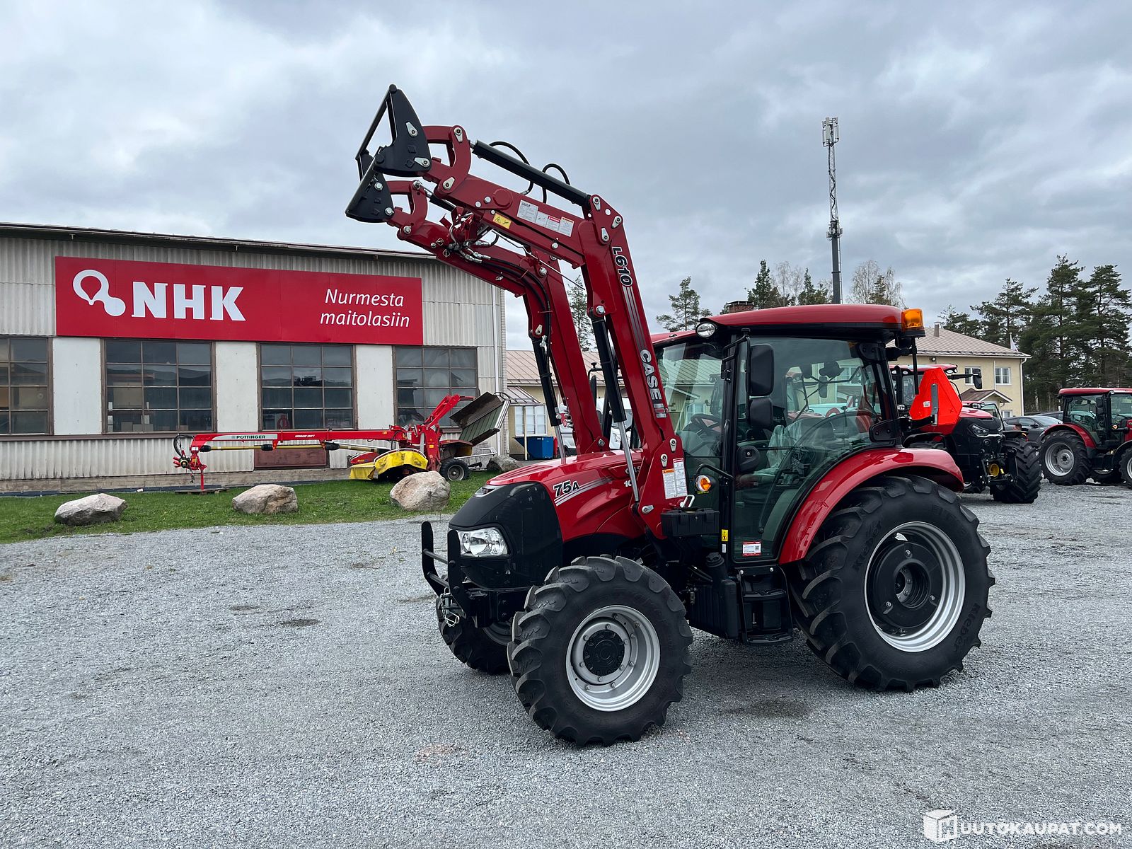 Case IH Farmall 75A kuormaajalla, 2025, rekisteröitävissä, Nähtävillä Okrassa, Hämeenlinna ...