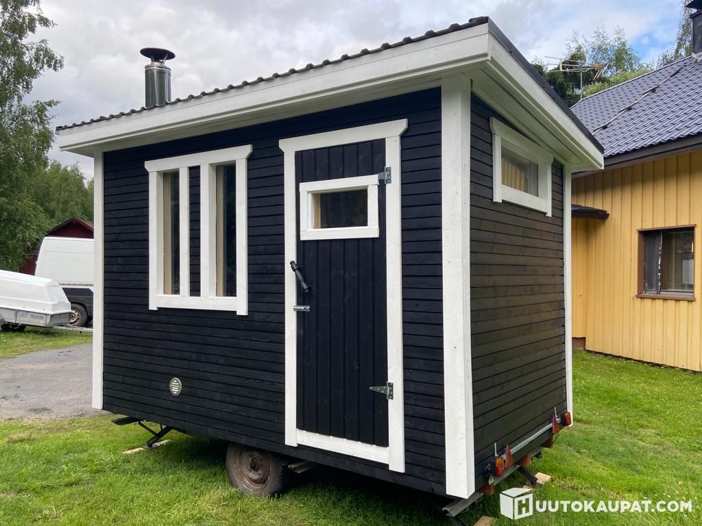 Kärrysauna Pihasauna Mobiilisauna ulkosauna saunavaunu Piharakennus ...