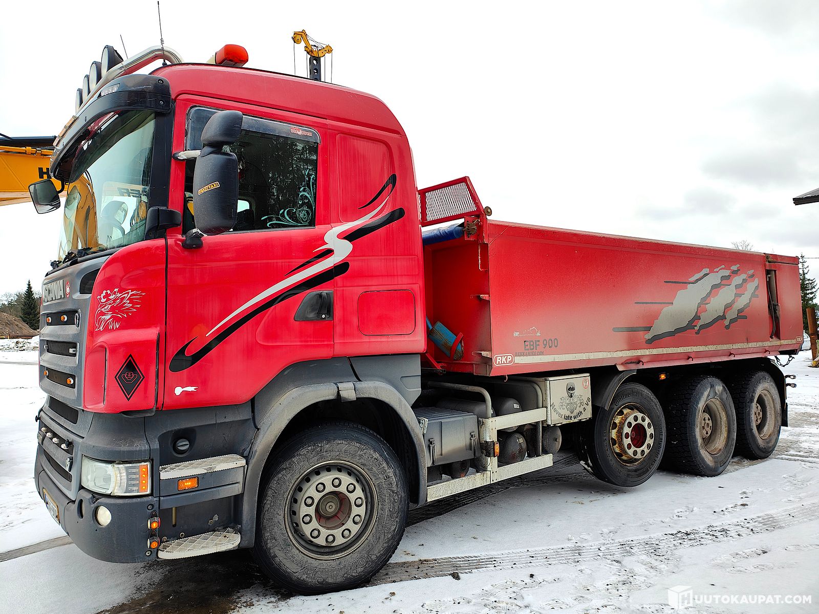Kuorma-auto Scania R 580 8X4 15.6l, vm. 2006, Turku | Huutokaupat.com
