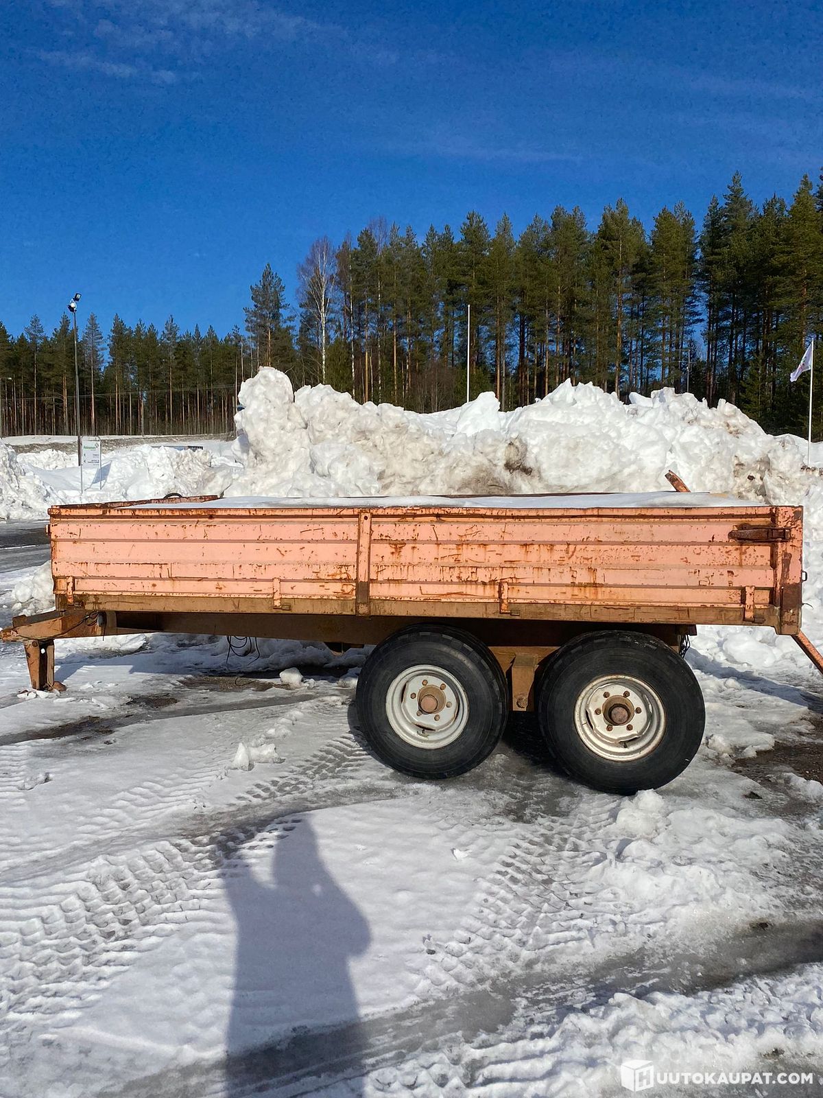 Velsa, 8 t kipillinen traktorin telikärry, Tuusniemi | Huutokaupat.com