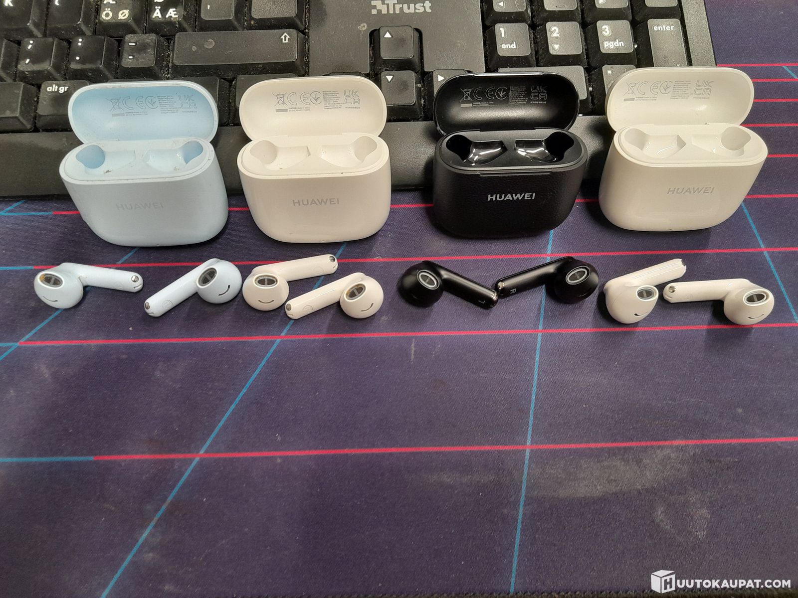 4 sets of Huawei FreeBuds SE 2 wireless earbuds, T0016L, Vantaa ...