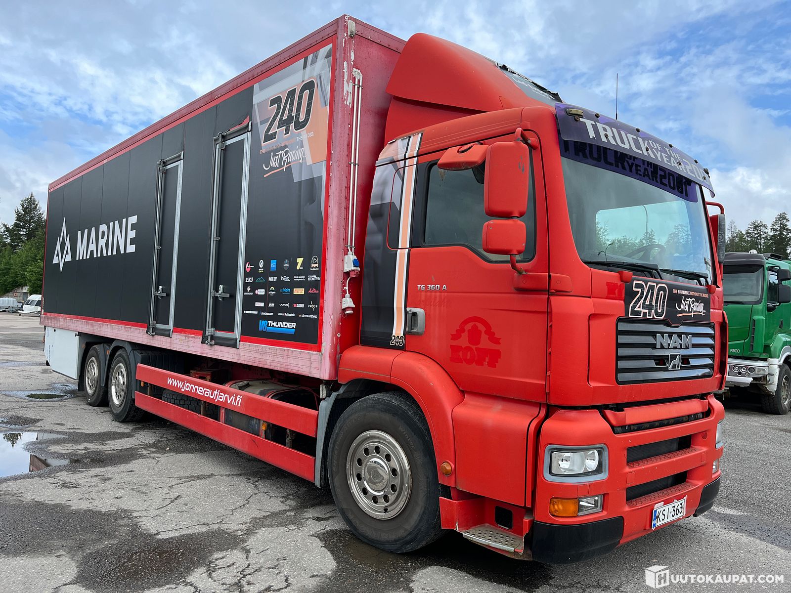 MAN 12.0 kuorma-auto Motorhomella, Jyväskylä | Huutokaupat.com