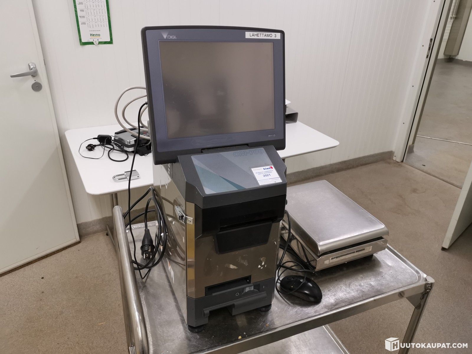 Digi CM700, vaaka, Helsingin Kalatalo Oy konkurssipesä Y-tunnus 3104540 ...