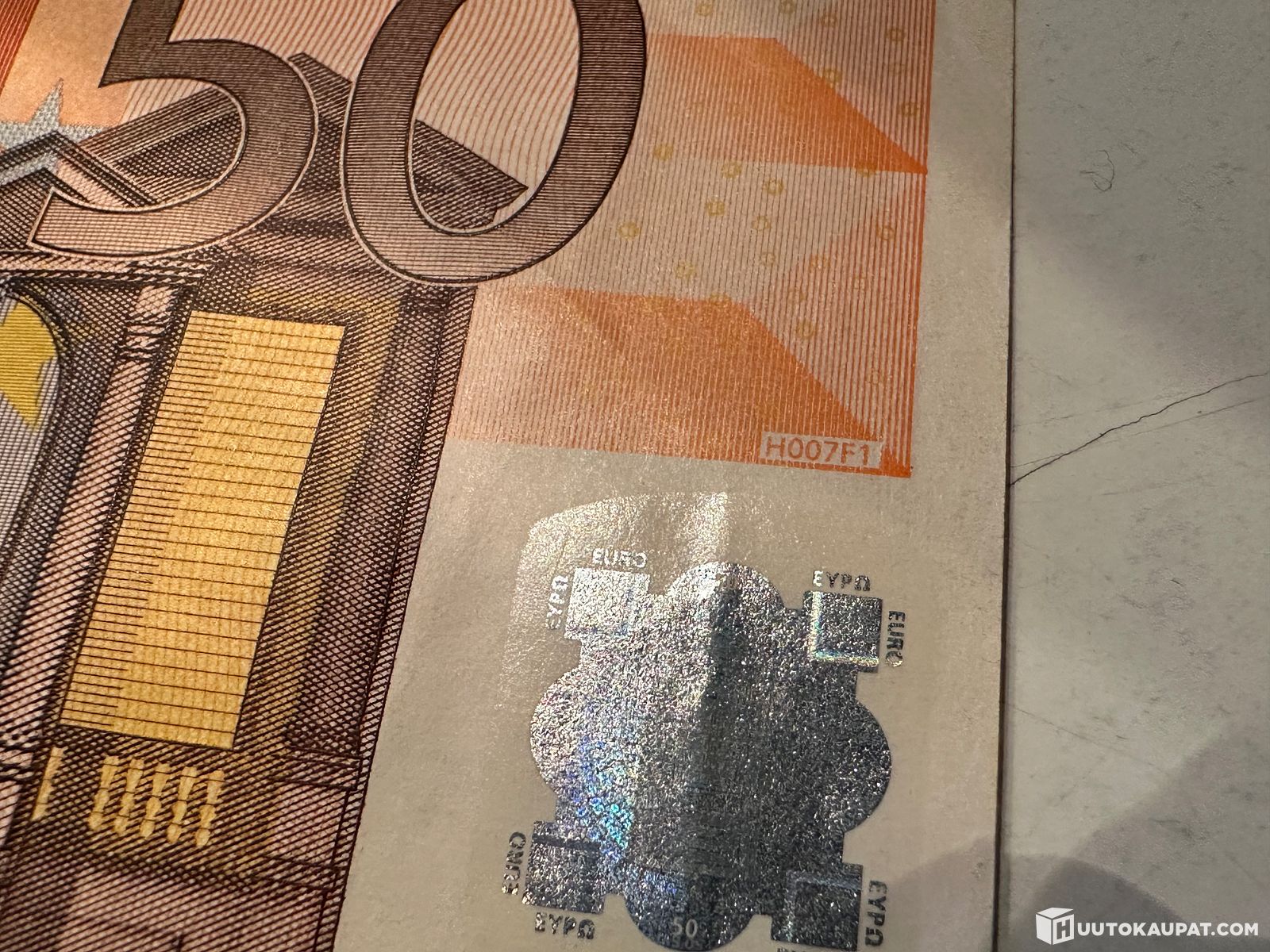 Harvinainen 50€ seteli H007, Lapinlahti | Huutokaupat.com