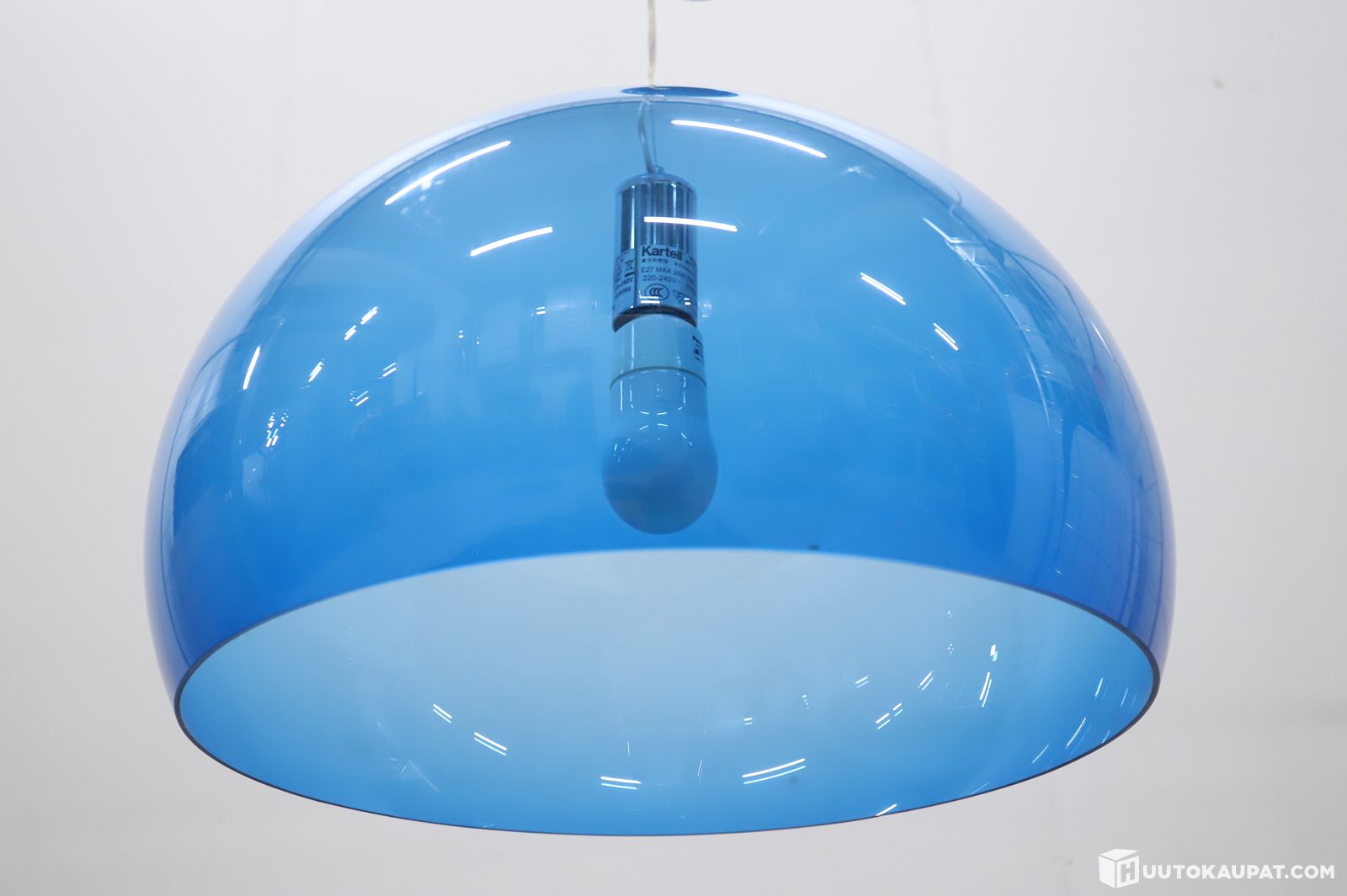 Kartell FL/Y-riippuvalaisin, sininen ø 52 cm (Ferruccio Laviani ...