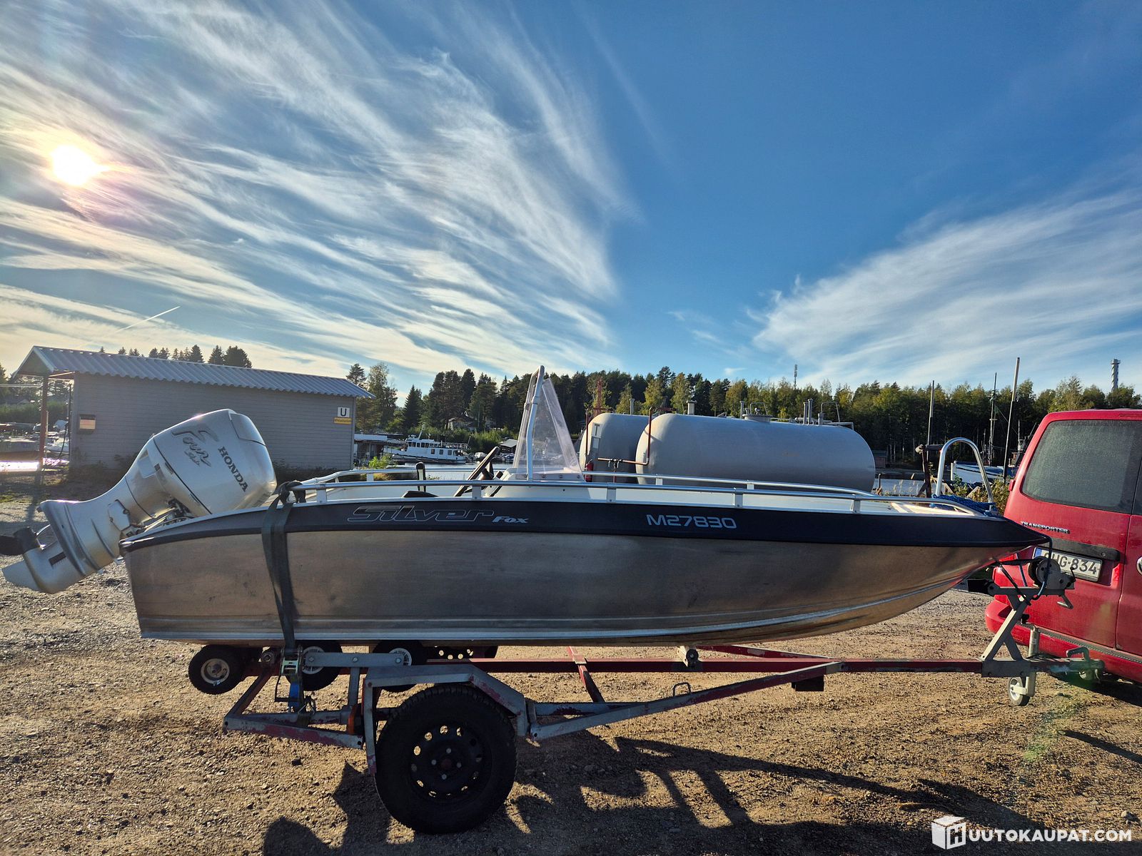 Silver hox + Honda 45hv 4t, Savonlinna | Huutokaupat.com