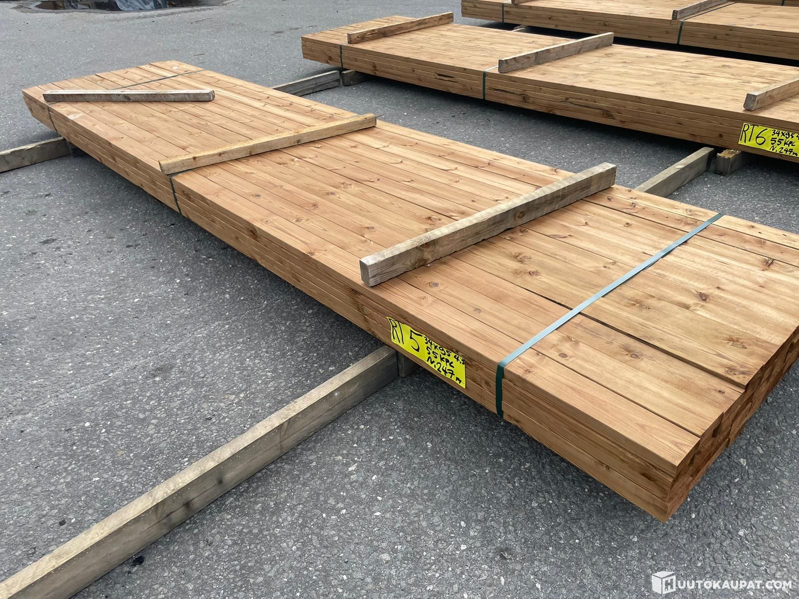 Puutavara terassilauta 34x95 247m Erä RT5, Seinäjoki | Huutokaupat.com