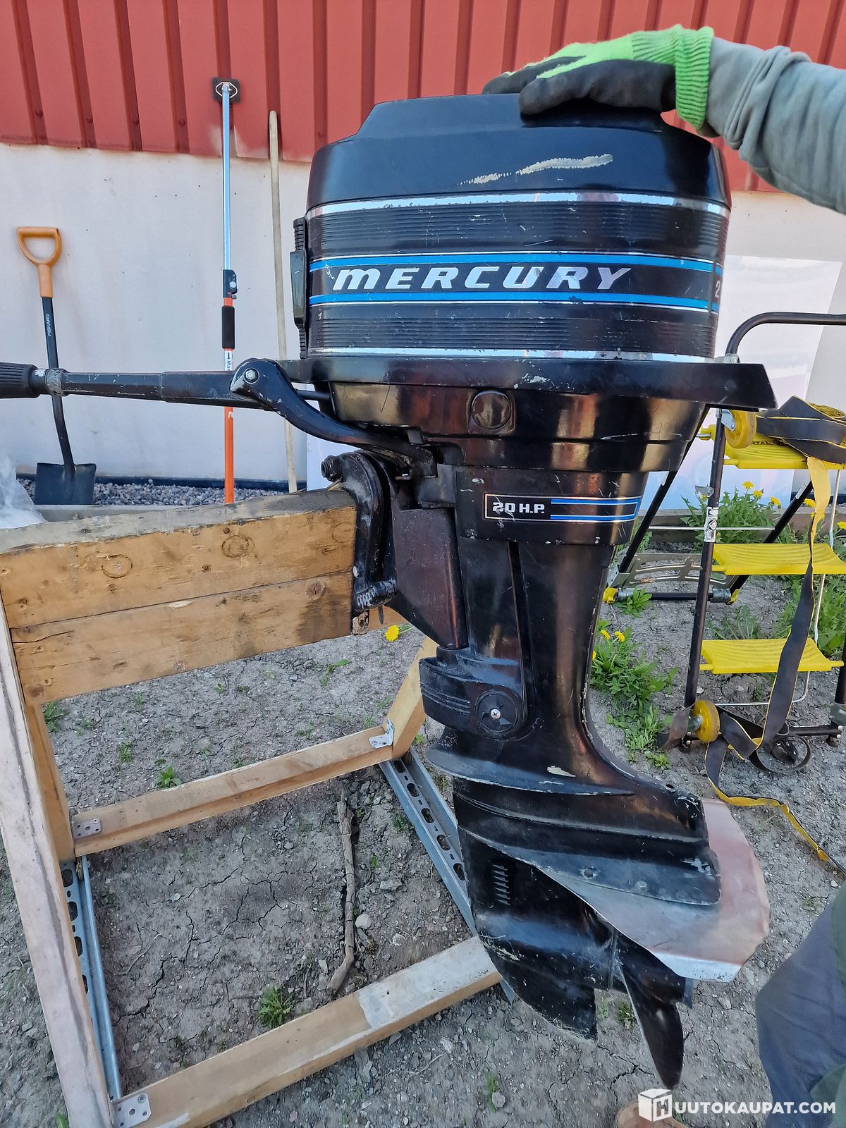 Perämoottori Mercury 20hp, Porvoo | Huutokaupat.com