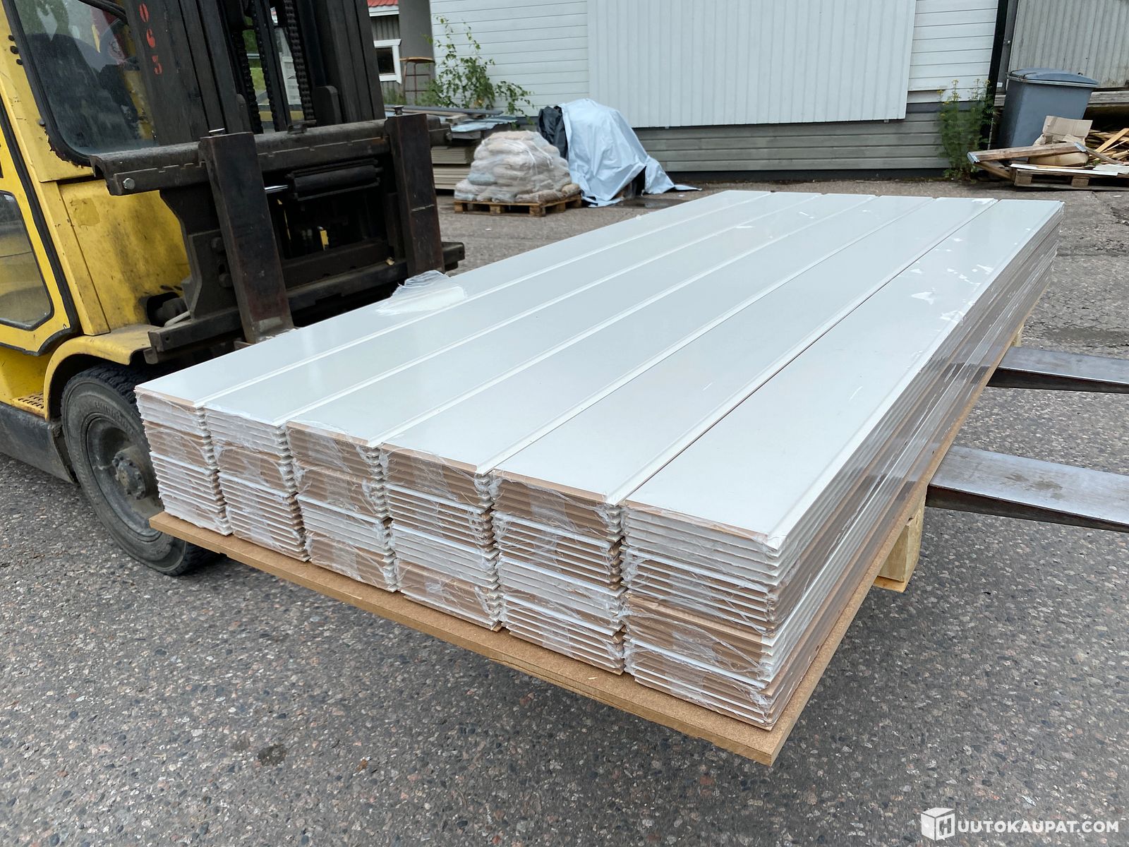 MDF sisustuspaneeli, Valkoinen 10x160mm STP-0, Alavieska | Huutokaupat.com