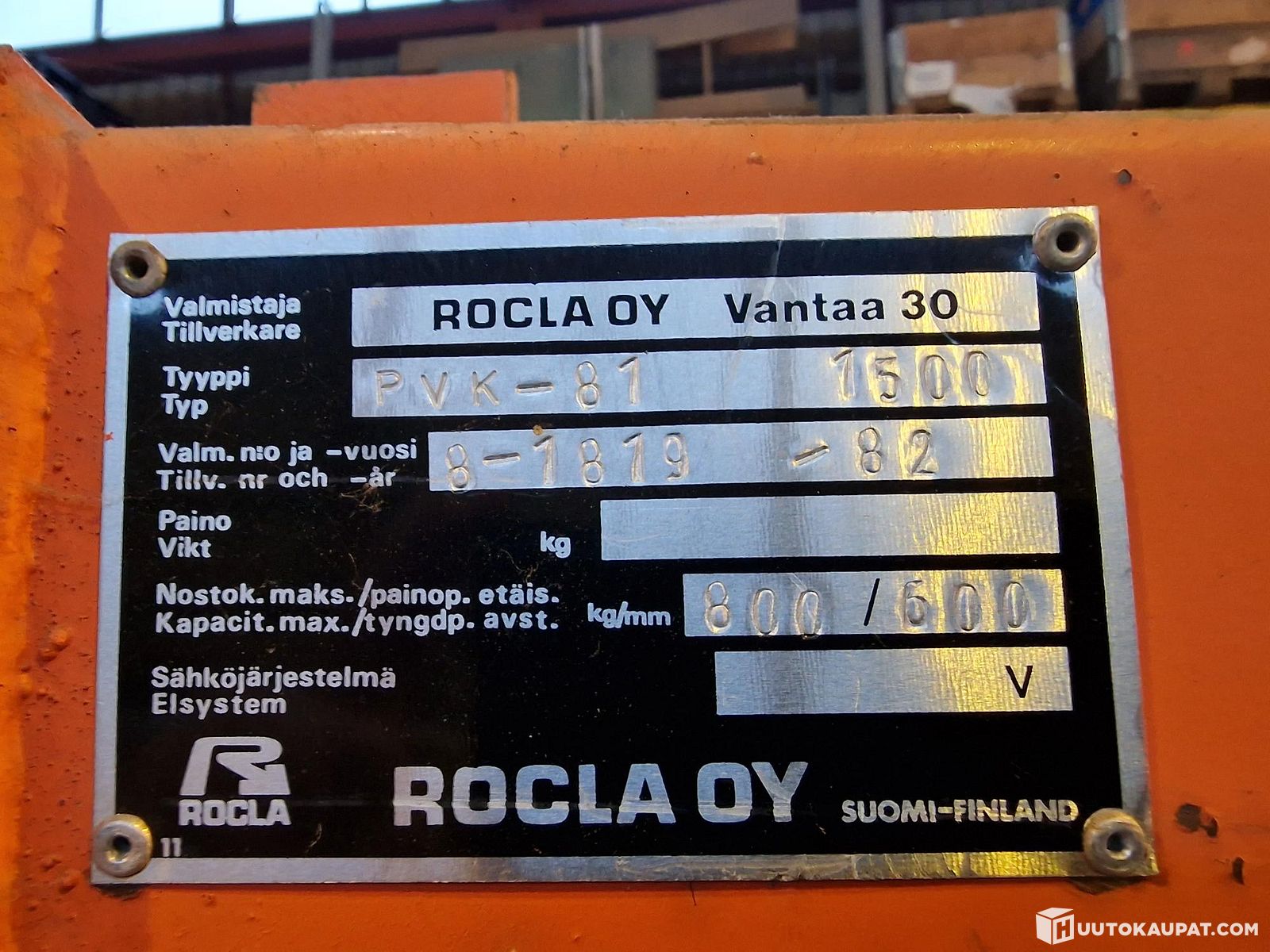 Rocla PVK-81, 1982, Sastamala | Huutokaupat.com
