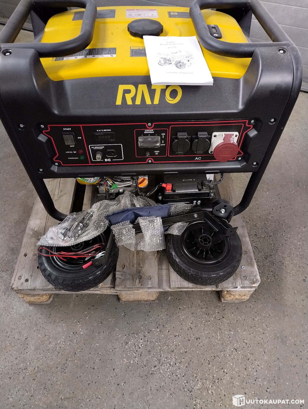 RATO petrol generator, Model R7000D-T, Vantaa | Huutokaupat.com