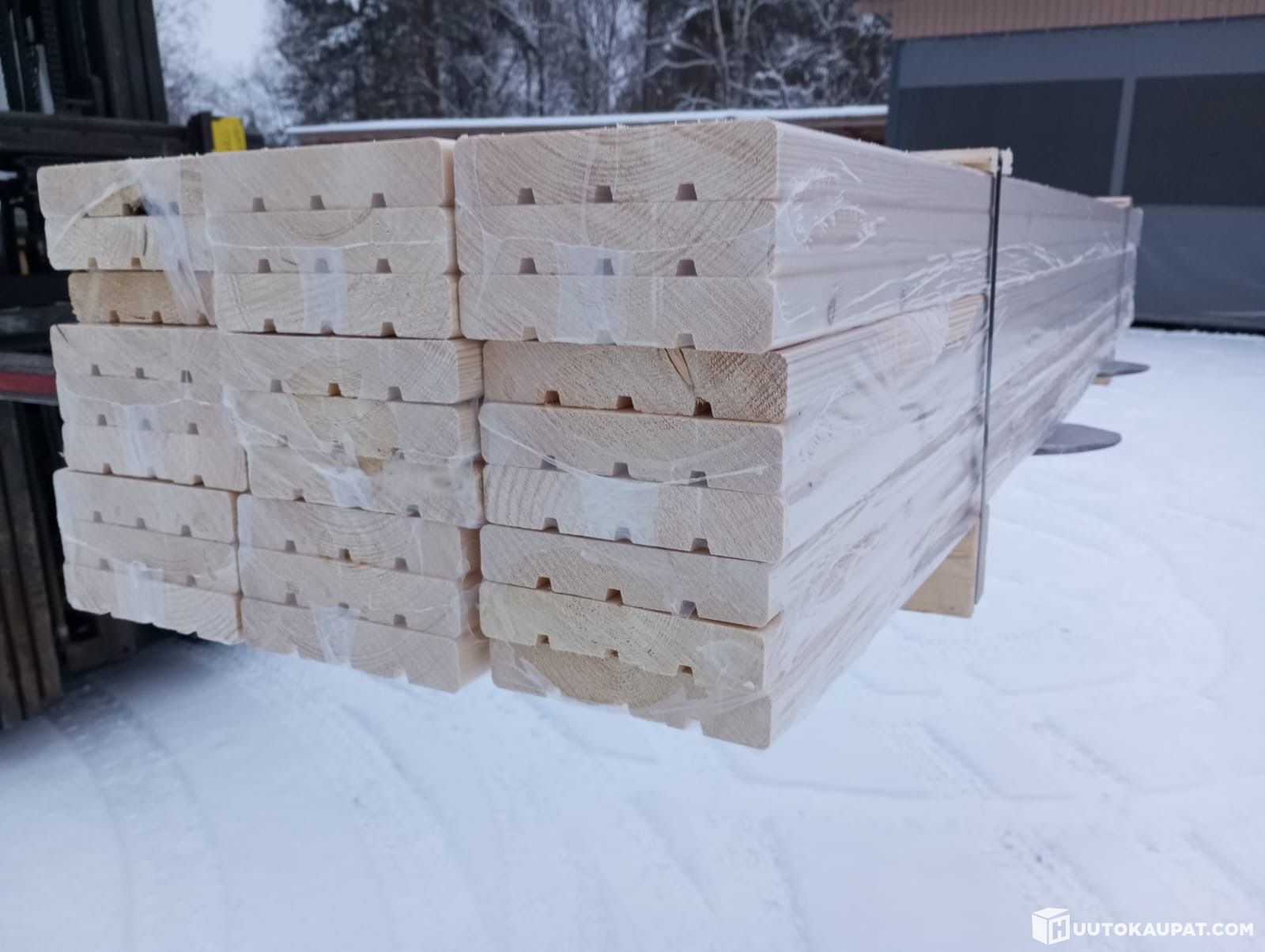 Leveää laudelautaa, puuvalmis 28x145mm SHP erä 233, Alavieska | Huutokaupat.com