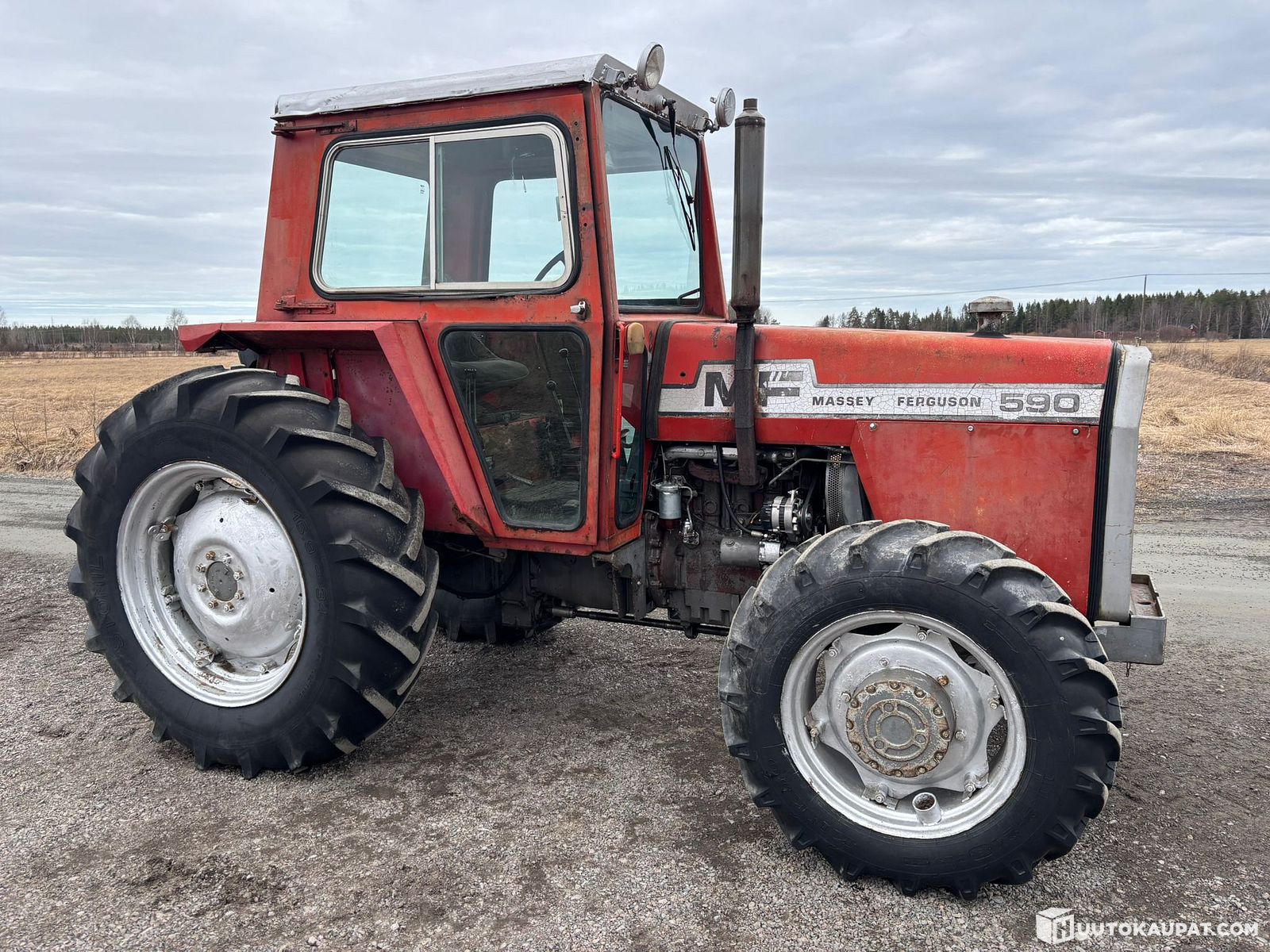 Massey Ferguson 590 4X4 Traktori, 1980. NELIVETO!, Ylivieska ...