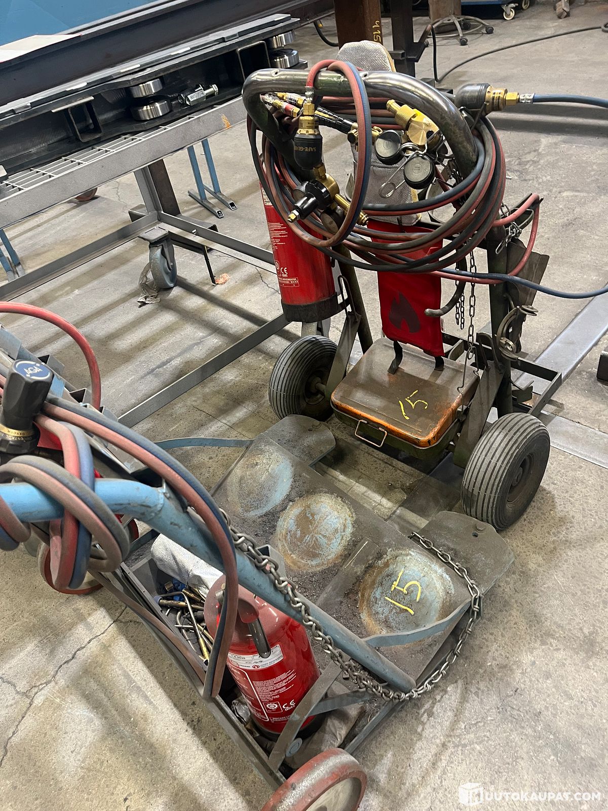 2 kpl PULLO KÄRRYJÄ, LETKUT YM, Orimattila | Huutokaupat.com