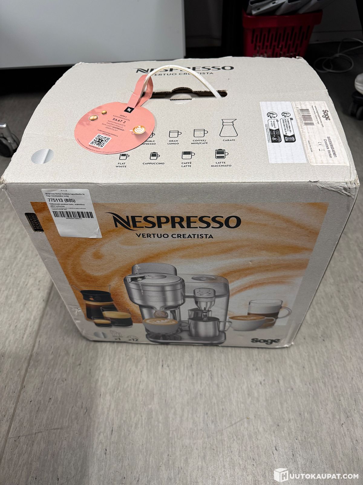 NEW / Nespresso Vertuo Creatista capsule coffee machine by Sage ...