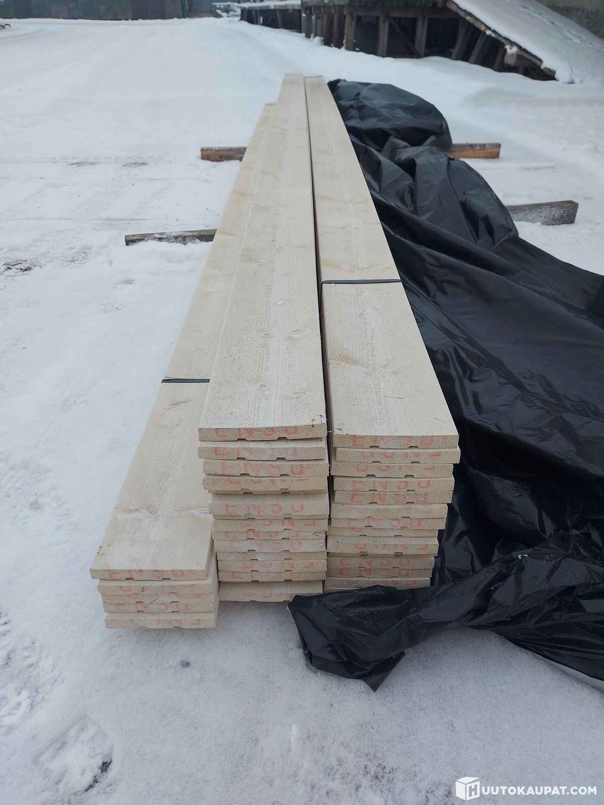 POISTOERÄ! Ulkovuorauslautaa Kuusi MIT/HS 23x170x5400 ST Pohjam. Valk ...