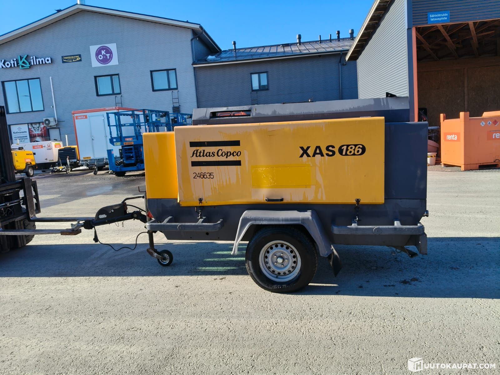 Atlas Copco XAS 186 DD Ruuvikompressori Diesel, 2013, Oulu ...