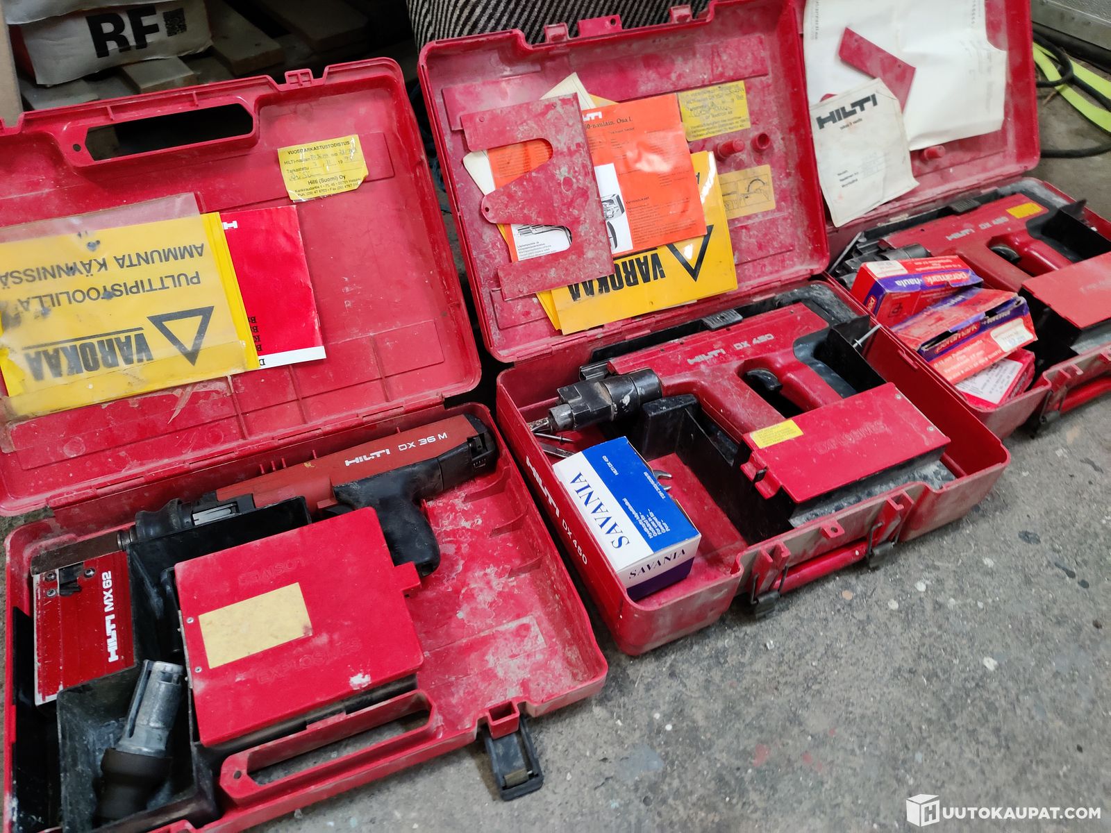 Hilti koneita Maalaus- ja saneerausliike Jarmo Pakarinen Oy kp 3456320 ...