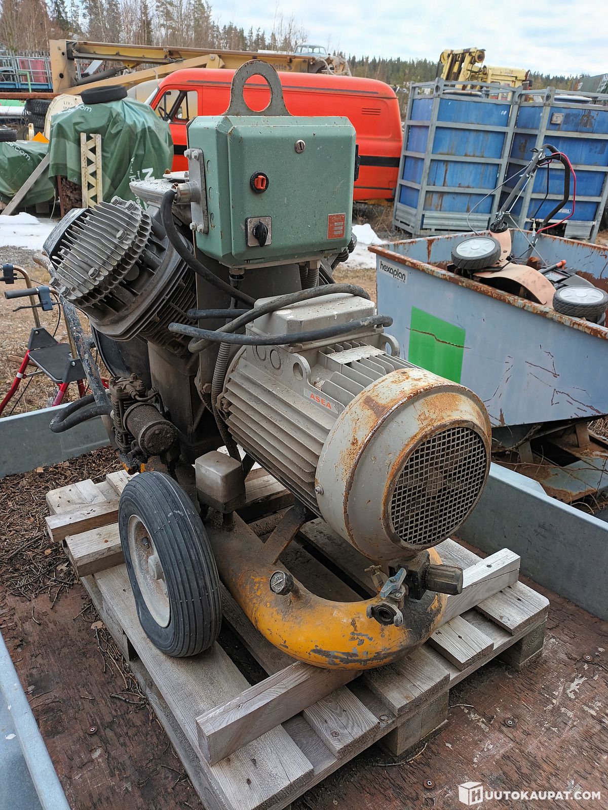 kompressorivaunu "kevät kampanja", Pomarkku | Huutokaupat.com