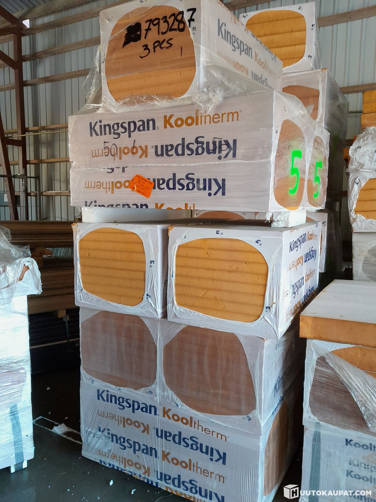Fenolivaahtoeristelevy Kingspan Kooltherm K3, 50 mm, 90 levyä, 64,8 m2 ...
