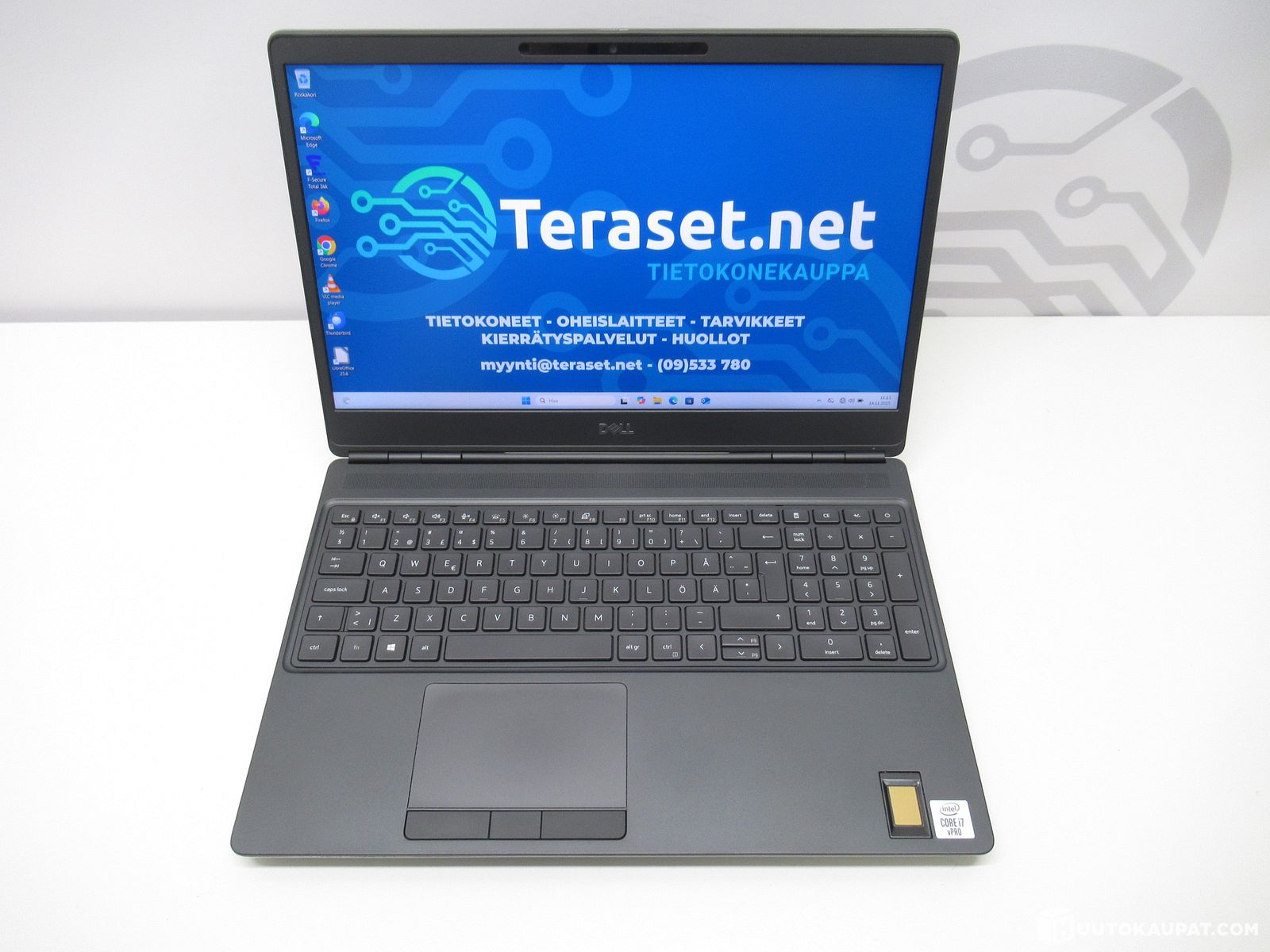 Dell Precision 7550 Intel Core i7-10875H tehokannettava 15.6" FHD, 32 ...