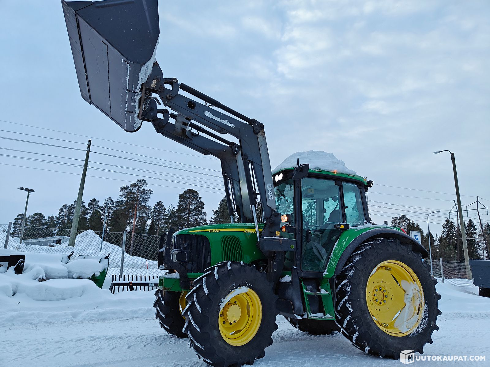 John Deere 6320 SE + Quicke Q45 etukuormain, 2007, Keminmaa ...