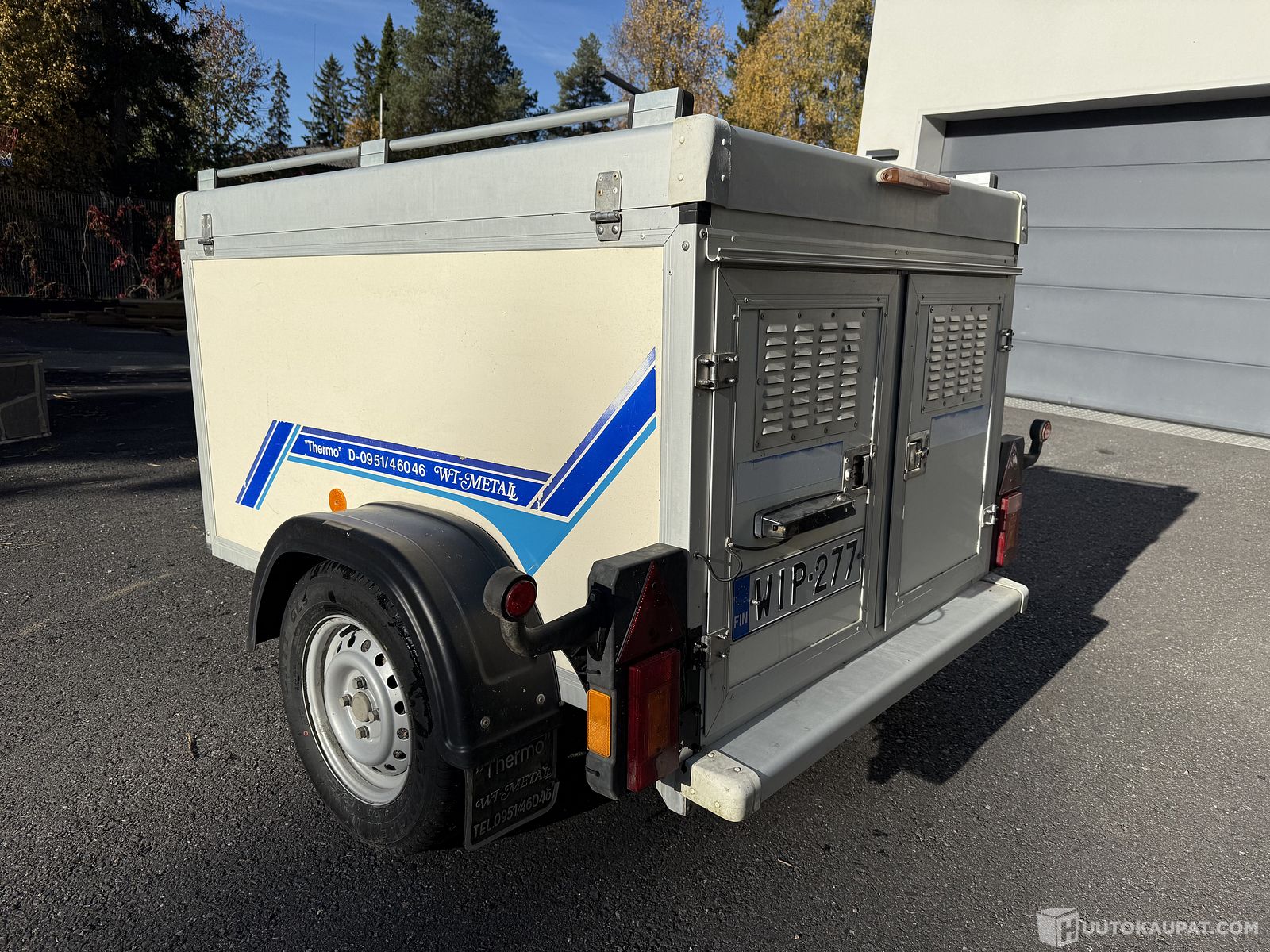 WT-Metall Thermo 3 eristetty koirakärry kolmelle koiralle, Oulu | Huutokaupat.com