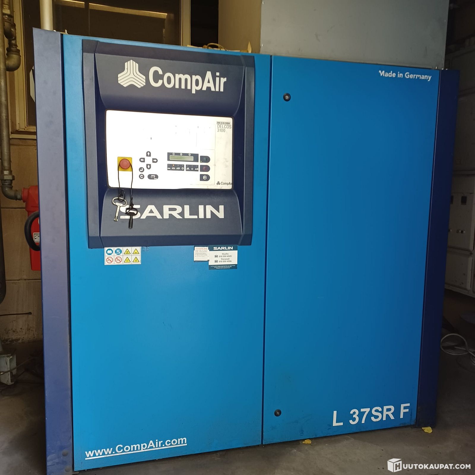 Sarlin Compair L37SRF kompressori 2008, Lieto | Huutokaupat.com