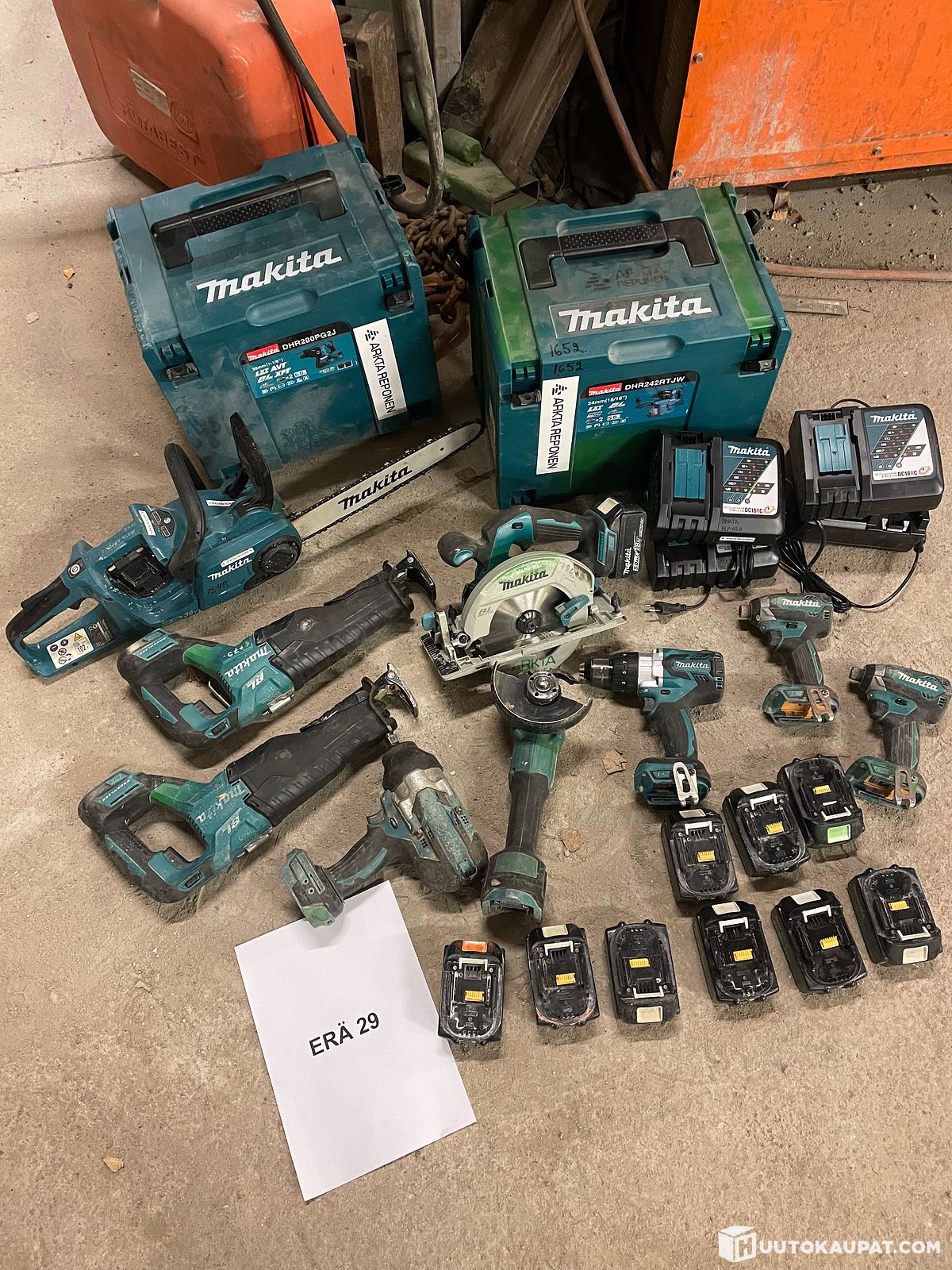 Makita-työkoneita 9 kpl Erä 29, Heinola | Huutokaupat.com