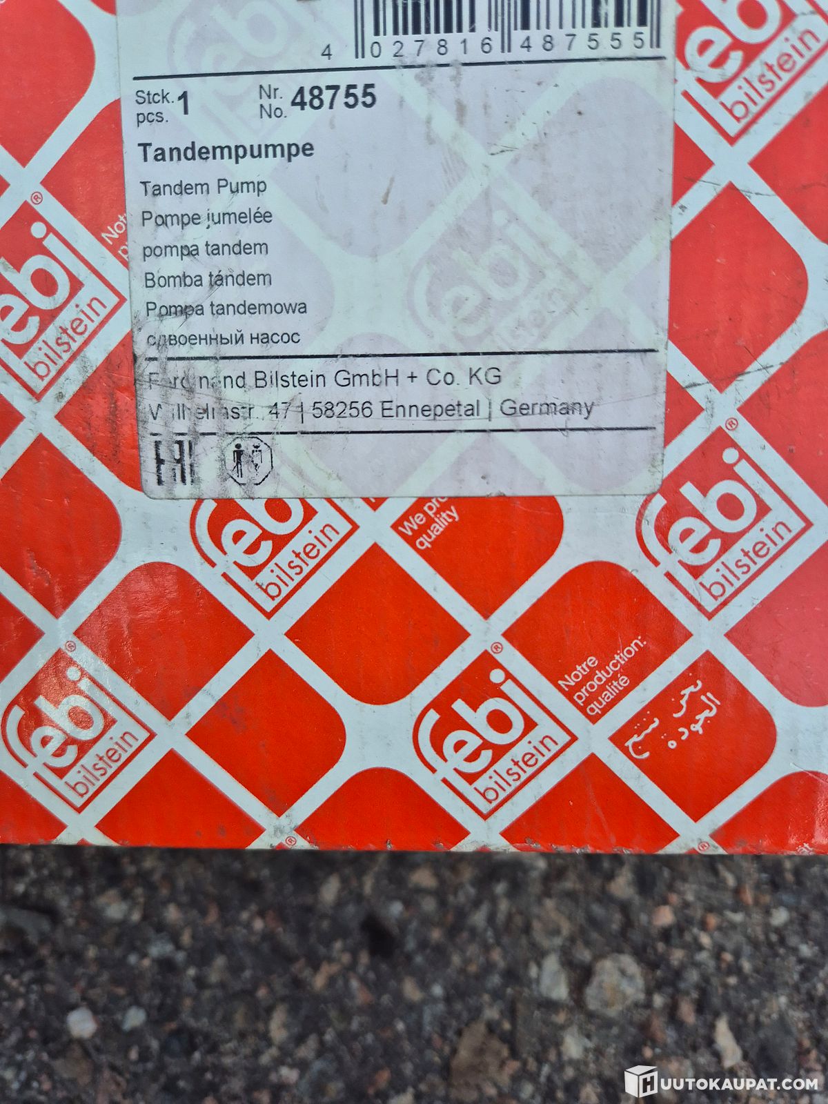 FEBI Bilstein Tandempumppu, osa nro 48755, Espoo | Huutokaupat.com