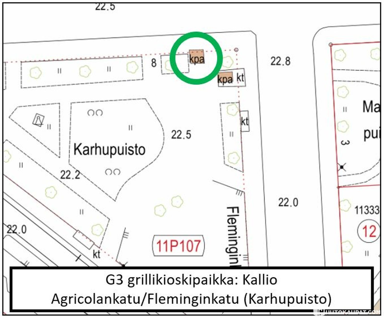 Vuokrataan grillikioskipaikka n.10 m2 Helsingissä, Agricolankatu/Viides ...