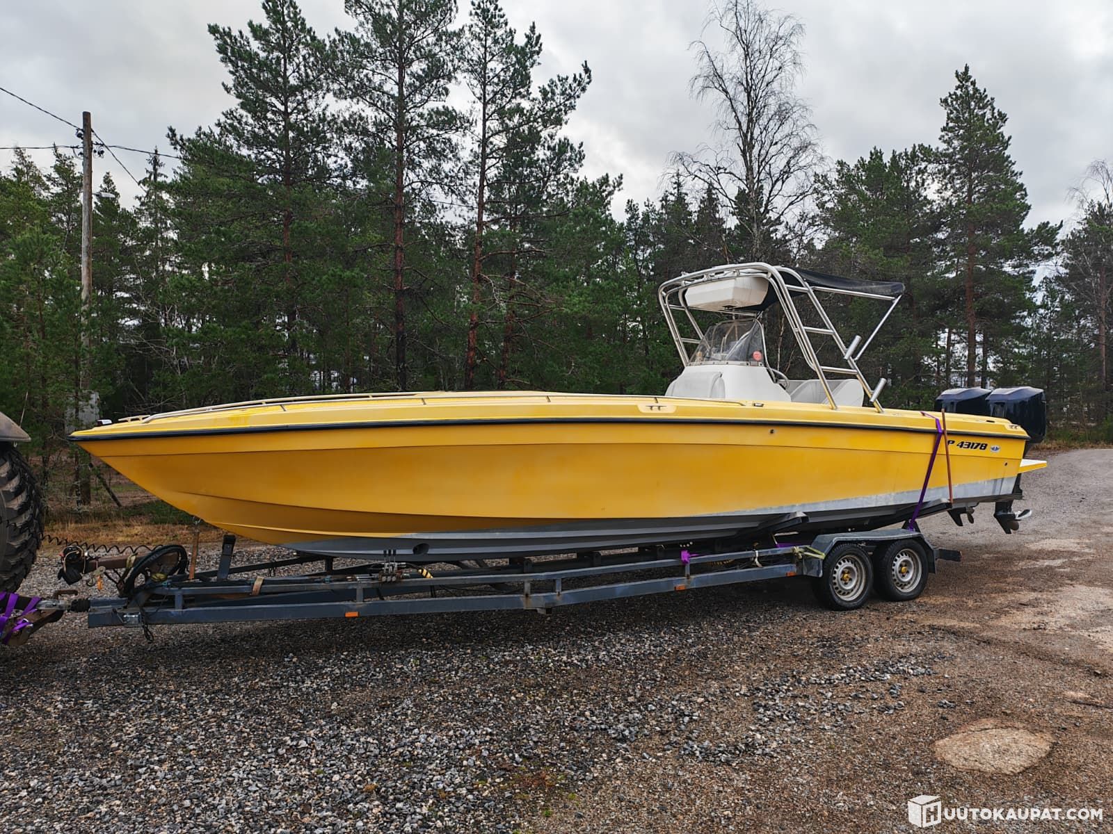 Ulosmitattu Wellcraft Scarab 30 Sport moottorivene Laitilassa / Utmätt ...