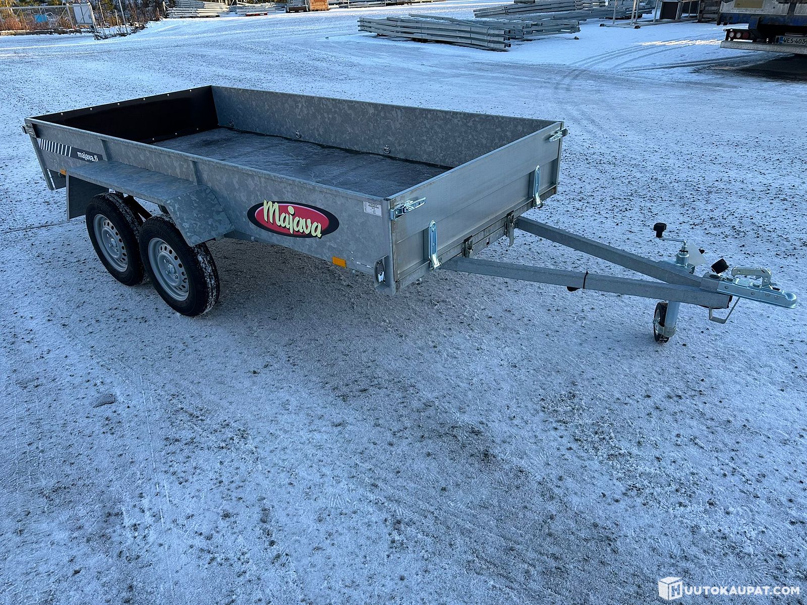 Majava M 5032 2 AKS LJ KT, Jarruton keinuteli peräkärry 150 x 326 cm ...