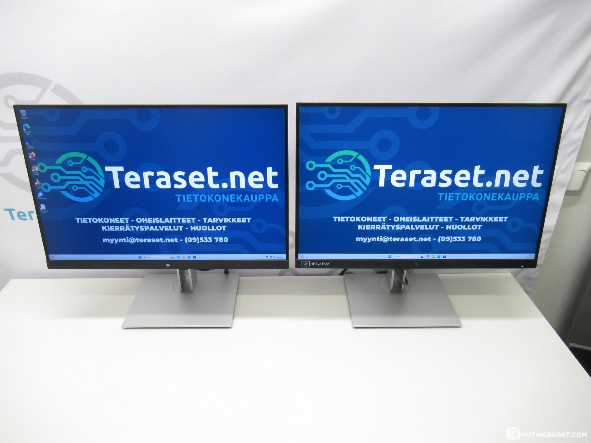 Lot of 2 professional monitors HP E24i 24" (61 cm) 1920 x 1200 IPS ...