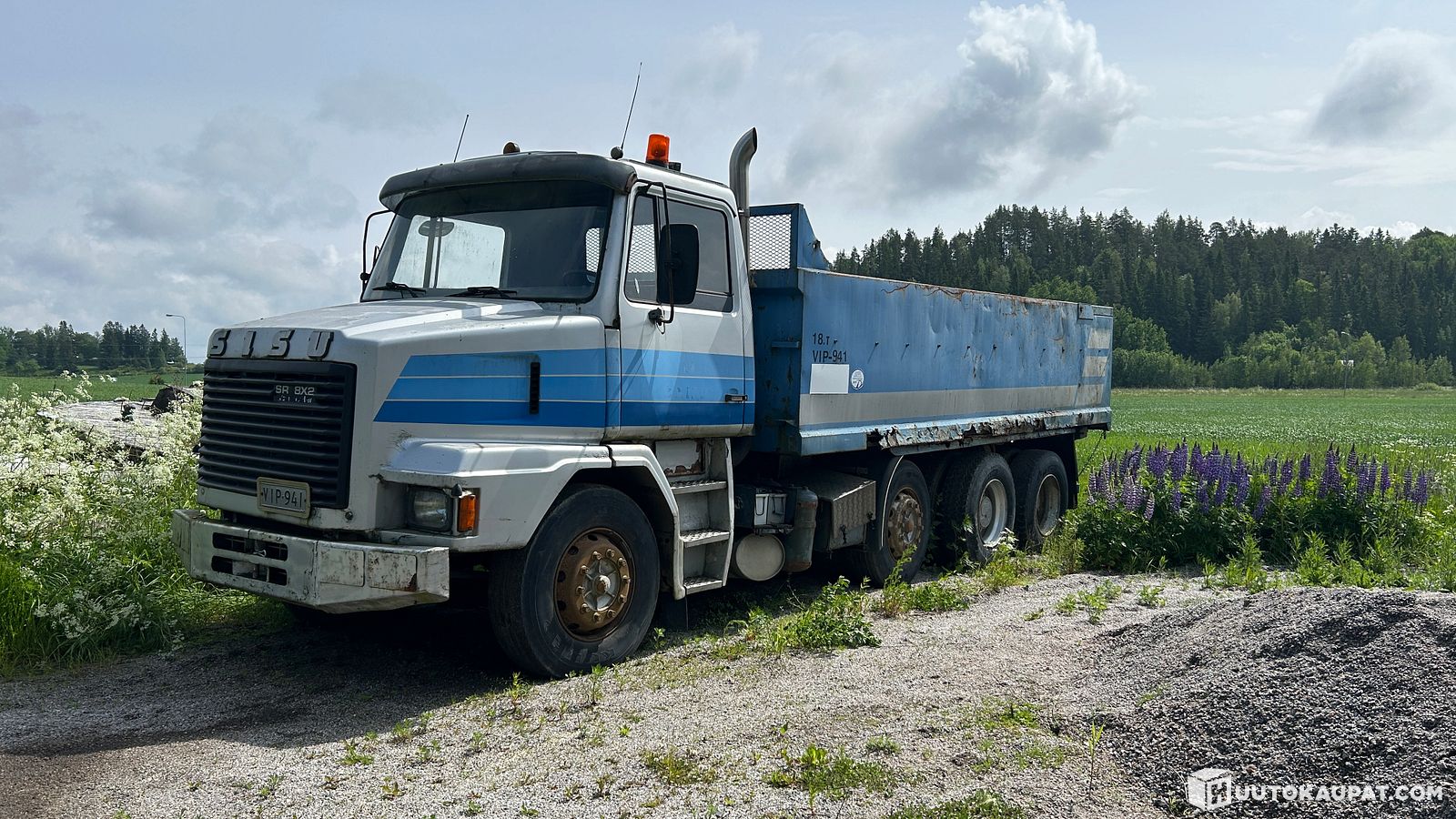 Kuorma-auto Sisu SR300CAKH-8X2, vm. 1990, Salo | Huutokaupat.com