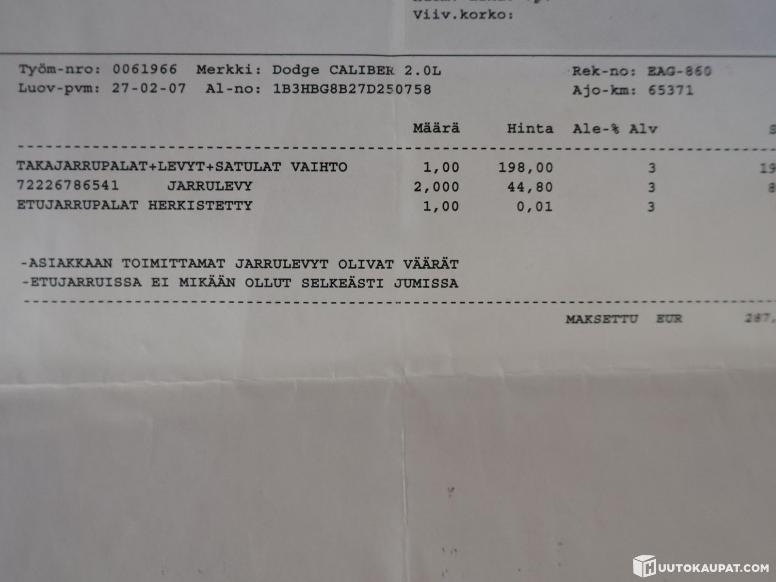 Dodge Caliber *LEIMA KESÄKUULLE / RYHDIKÄS*, 2007, Espoo | Huutokaupat.com