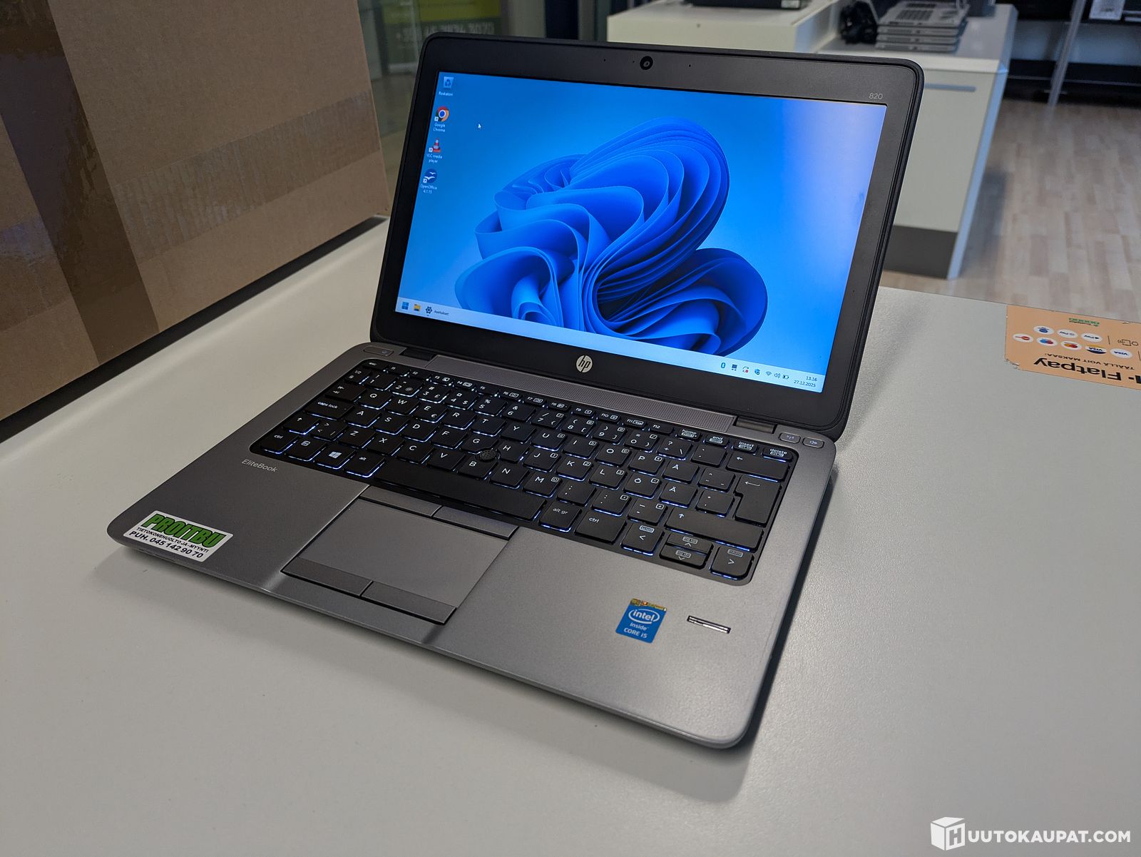HP EliteBook 820 G1 -kannettava, Erinomainen kunto!, Imatra ...