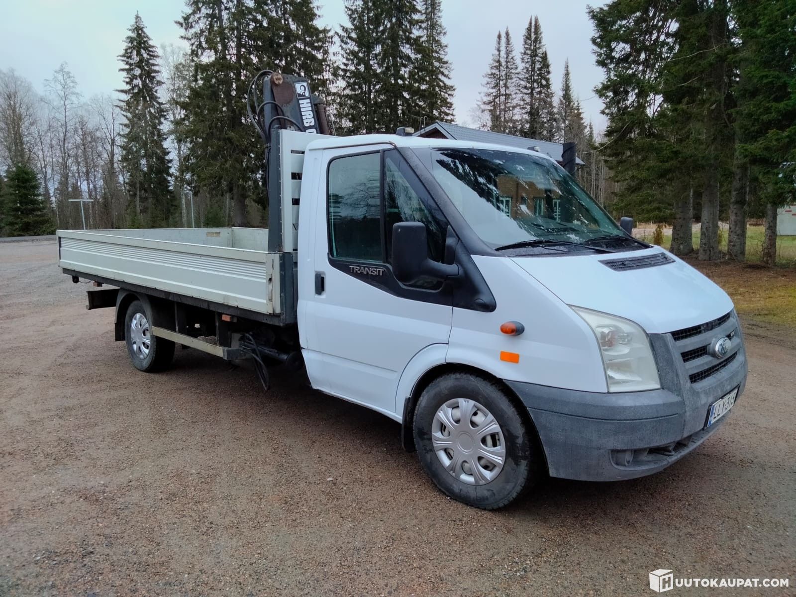 Ford Transit Vm-2007 2.0tdi Ajettu 242tkm, Hiab-nosturilla, Webasto, A ...