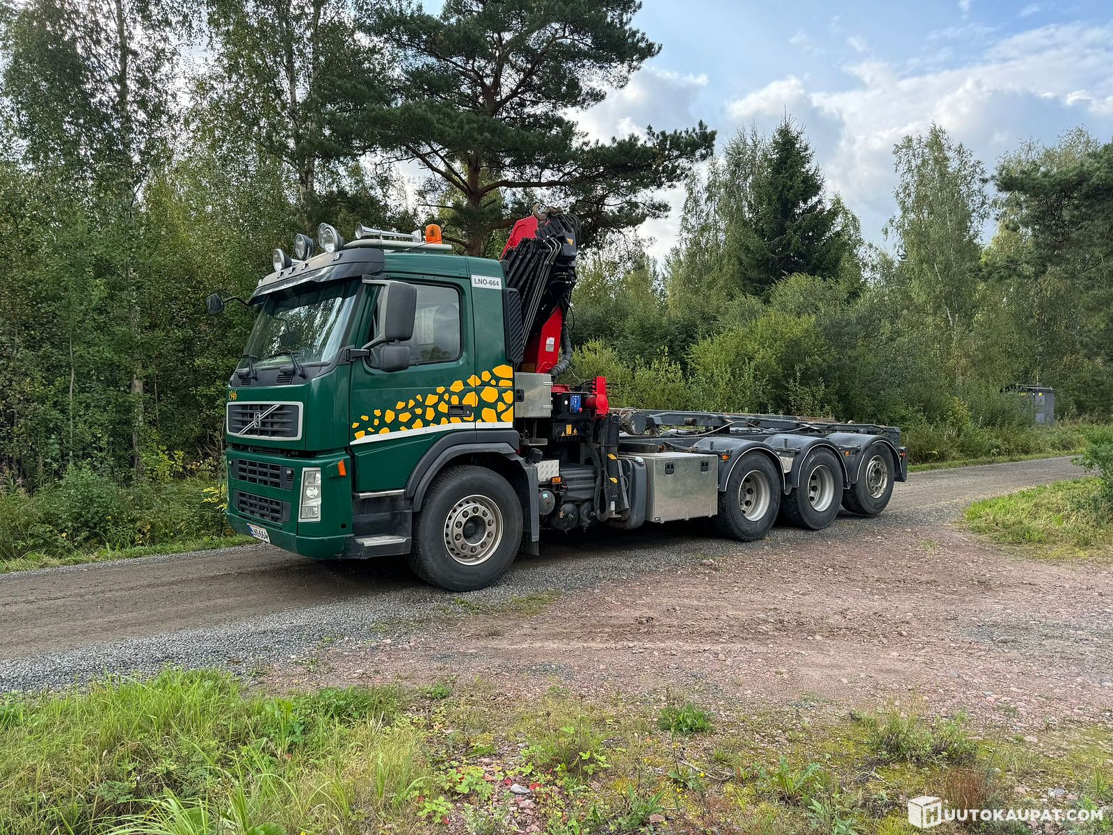 Volvo FM440 nosturilla & vaijerilaitteilla, 2007, Nakkila | Huutokaupat.com