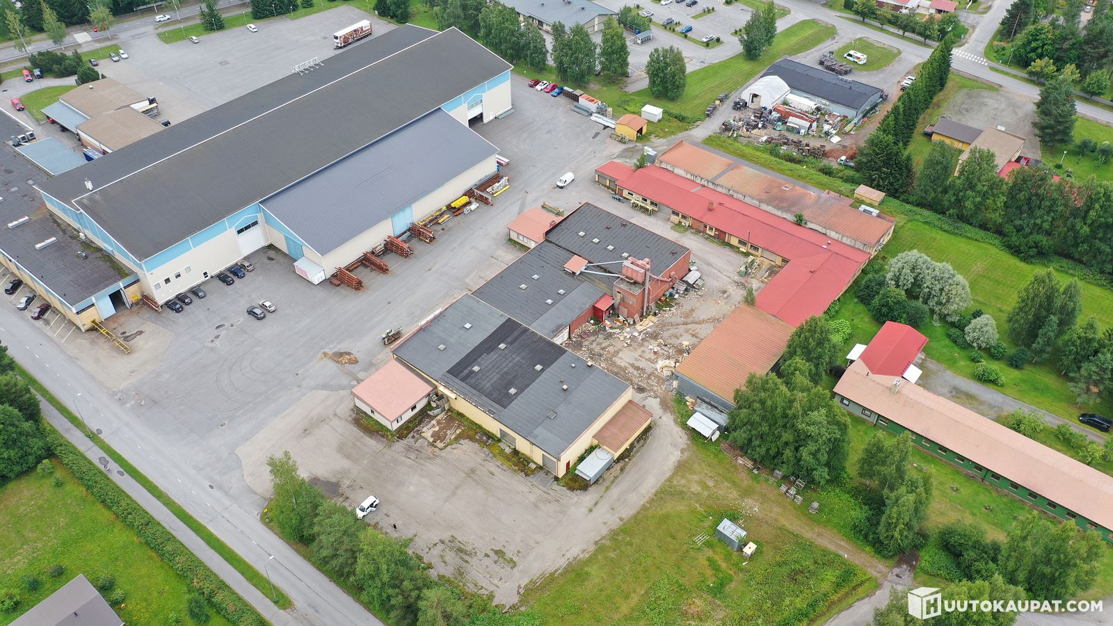 Kiinteistöt rakennuksineen, tuotanto- ja varastorakennus, Kauhajoki | Huutokaupat.com