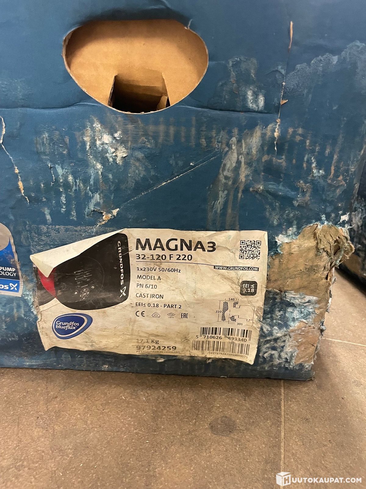 Lämpöjohtopumppu Grundfos Magna3 1kpl Erä3, Alavieska | Huutokaupat.com