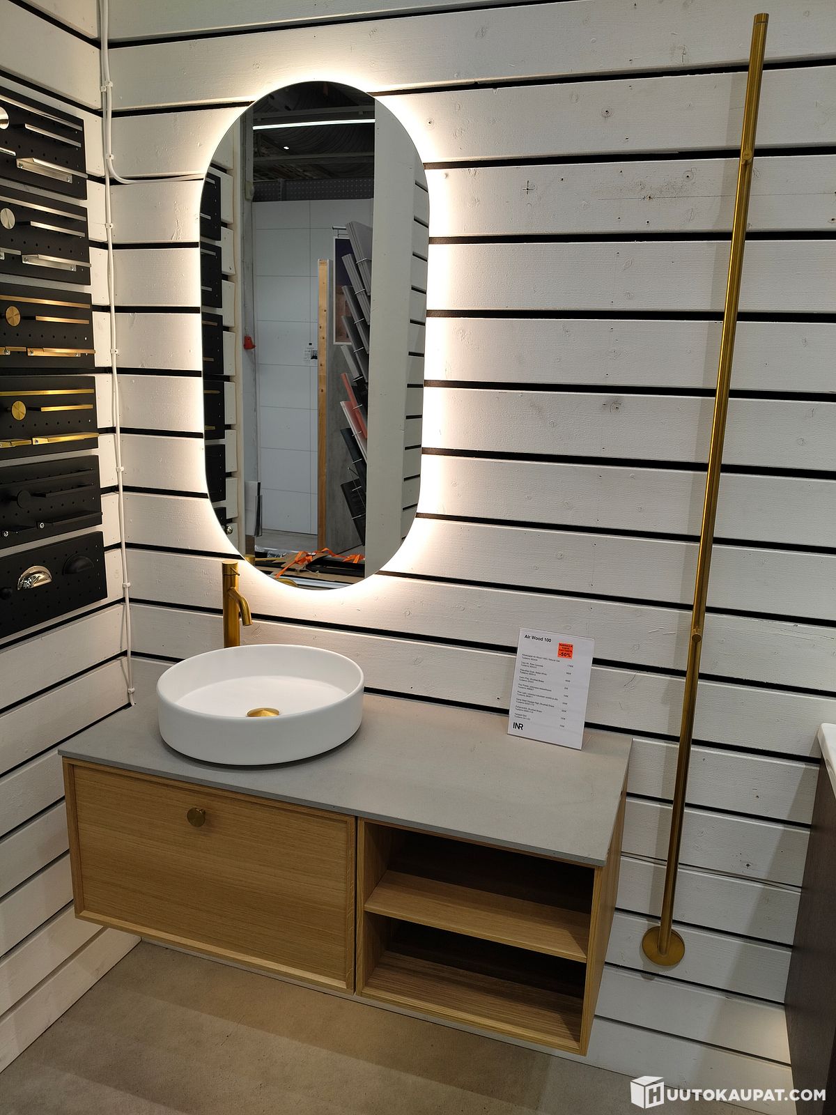 INR Air Wood 100 – high-end bathroom furniture set, Oulu | Huutokaupat.com