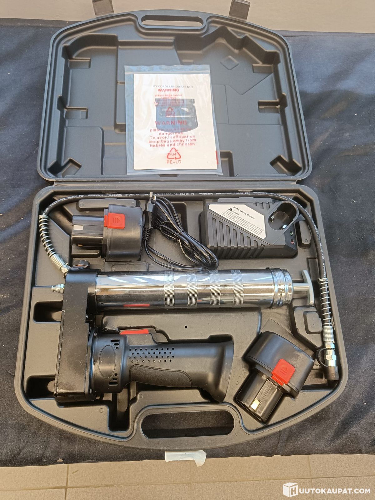 12 V Rechargeable grease gun, Clearance item, Kokkola | Huutokaupat.com